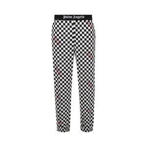 Palm Angels Damier Print Easy Pants - Black