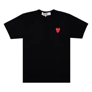 Play Comme Des Garcon Heart Logo Short-sleeve T-shirt