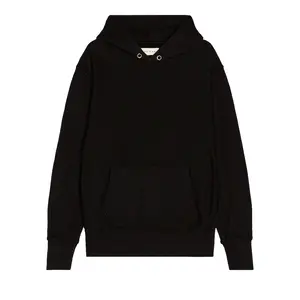 LES TIEN Cropped Hoodie - Black