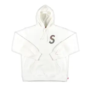 Supreme X Swarovski Logo Hooded Sweatshirt - White
