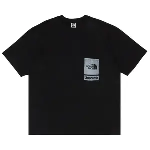 Supreme X The North Face Printed Pocket Tee 'black' Black