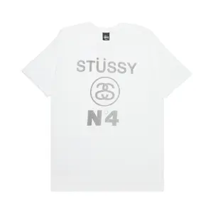 StÜssy N°4 Tee - White