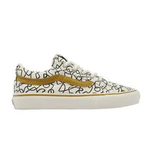 VANS Textured Waves Sk8-low Reissue Sneakers - Cream