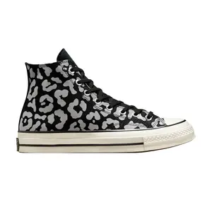 CONVERSE Chuck 70 High Leopard Print - Black