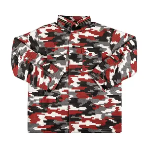 Supreme Logo Camo M-65 Jacket - Red