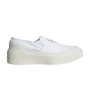 Adidas By Stella Mccartney Court Slip-on Sneakers - White