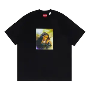 Supreme Mary Rhinestone Short-sleeve Top - Black