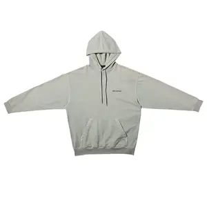 Balenciaga Medium Fit Bb Corp Hoodie - Grey