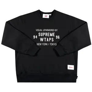 Supreme X Wtaps Crewneck - Black