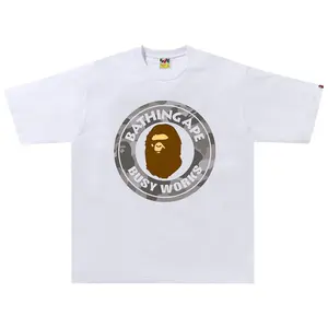A BATHING APE Color Camo Busy Works Relaxed Fit Tee - White