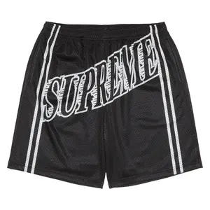Supreme Slap Shot Baggy Mesh Shorts - Black