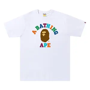 BAPE Colors College Tee /multicolor - White
