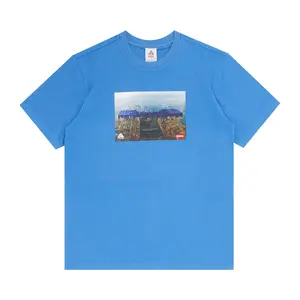 Supreme X Nike Acg Grid Tee - Blue
