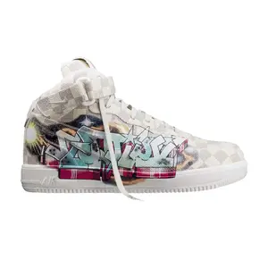 Nike Louis Vuitton X Air Force 1 Mid 'graffiti' Sneakers