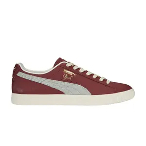 PUMA Clyde Base "wood Violet Frosted Ivory" Sneakers - Red