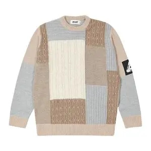 PALACE Cable Patchwork Knit