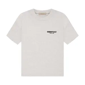 Fear Of God Light Oatmeal Tee - Grey
