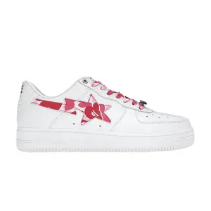 A BATHING APE Bapesta Abc Camo Sneakers - White