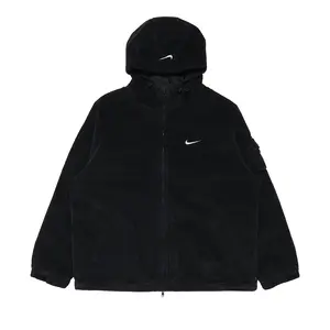 Supreme X Nike Arc Corduroy Hooded Jacket - Black | Editorialist