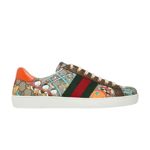 Gucci Disney X Ace 'huey, Dewey And Louie' Sneakers - Brown