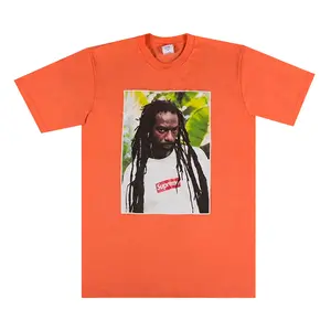 Supreme Buju Banton Tee 'neon Orange' Orange