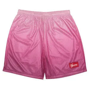 Supreme Gradient Mesh Stripe Baggy Short - Pink