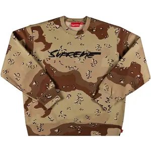 Supreme Futura Logo Crewneck - Brown