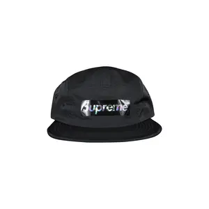 Supreme Holographic Camp Cap - Black