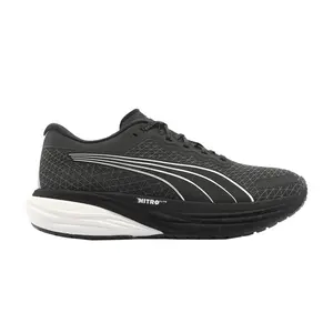 PUMA Deviate Nitro 2 Wtr Metallic Silver Sneakers - Black