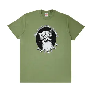 Supreme Smoke Tee 'light Olive - Green