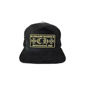 Chrome Hearts Corduroy Trucker Hat - Black
