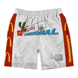 TRAVIS SCOTT X Mcdonald's All American Shorts - White