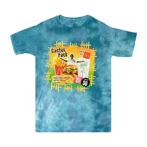 TRAVIS SCOTT X Mcdonald's Cactus Pack Vintage Bootleg T-shirt - Blue