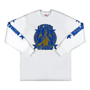 Supreme X Hysteric Glamour Long-sleeve Tee - White