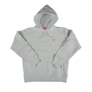 Supreme Enamel Small Box Hooded Sweatshirt - Grey