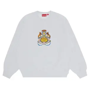 Supreme Crest Crewneck - Grey