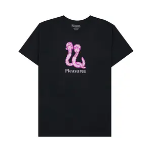 PLEASURES Mud Pigment T-shirt - Black