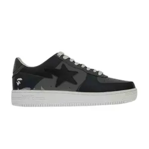A BATHING APE Bapesta Low M2 Sneakers - Black