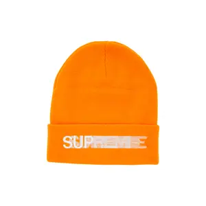 Supreme Supreme Motion Logo Beanie Orange