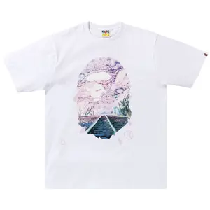 A BATHING APE Sakura Photo Ape Head Tee
