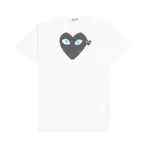 Play Comme Des Garcon Emblem Heart T-shirt - White