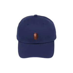 A BATHING APE Ape Head Panel Cap - Blue