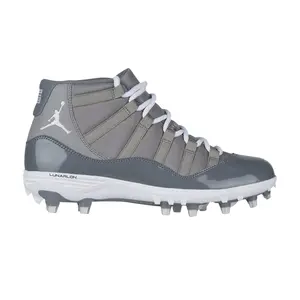 JORDAN 11 Td Cleat - Grey