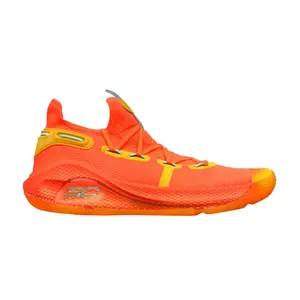 Under Armour Curry 6 'rep The Bay' Athletic Sneakers - Orange