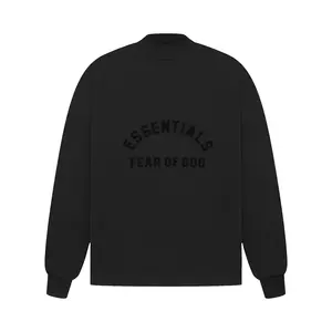Fear Of God Long Sleeve Tee 'jet - Black