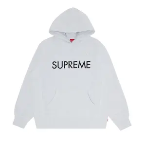 Supreme Capital Hooded Sweatshirt - Grey