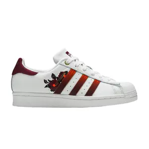 Adidas Her Studio London X Superstar 'autumn Floral' Sneaker - White