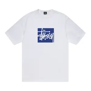 StÜssy Stock Box Logo T-shirt - White
