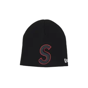 Supreme X New Era S Logo Beanie - Black