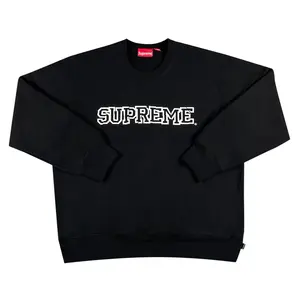 Supreme Shattered Logo Crewneck - Black